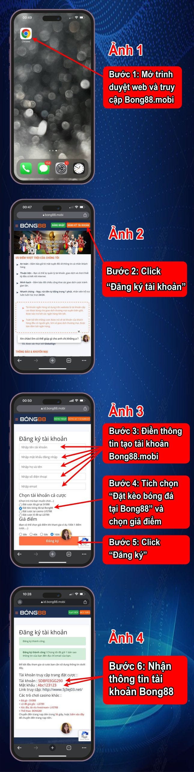 Đăng ký Bong88. Muốn đăng ký tài khoản Bong88 bạn cần… | by Bong88 | Medium