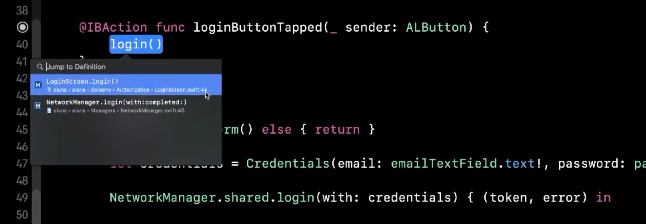 Editor Over Scroll, Definition and Callers | by Asim Khan | Xcode 10 ...