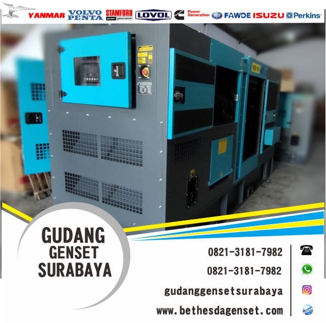 GENSET PERKINS 30 KVA — GENSET YANMAR 30 KVA — GENSET FAW 30 KVA SILENT ...