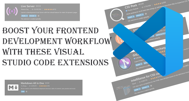 Boost Your Frontend Development Workflow with These 10 V S-Code Extensions | by Rohit Singh | Medium