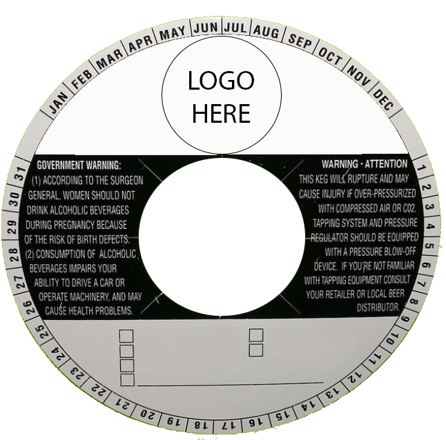 Branded Keg Collars (Labeled Neck Rings) [NEW design submission, only ...