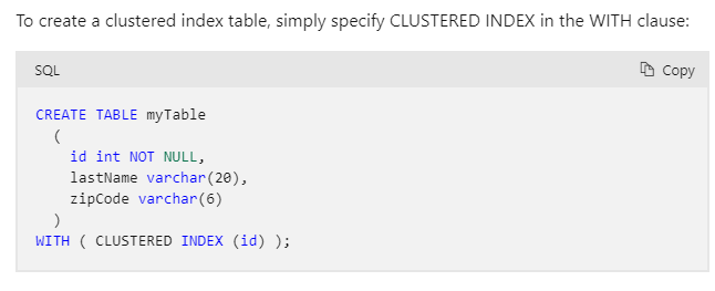 Mastering Indexing in Azure Synapse Analytics: Types, Usage, and ... Mastering Indexing in Azure Synapse Analytics: Types, Usage, and ...