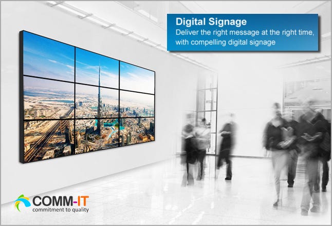 How dynamic digital signage can benefit your company? | by COMM IT ...