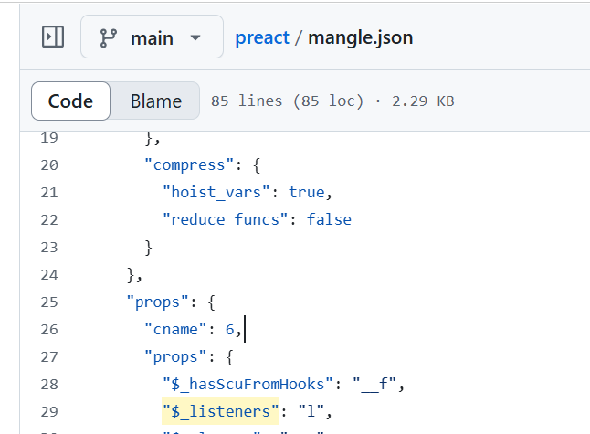 mangle.json in Preact source code. | by Ramu Narasinga | Mar, 2025 | Medium