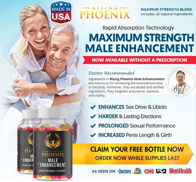 Rising Phoenix Male Enhancement Gummies USA Reviews & Cost [Updated ...