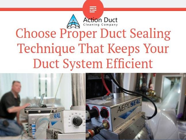 Choose Proper Duct Sealing Technique That Keeps Your Duct System ...