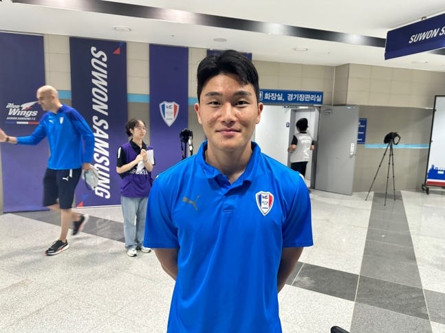 Suwon’s Hong Won-jin “Suwon fans are different, it’s impossible not to ...