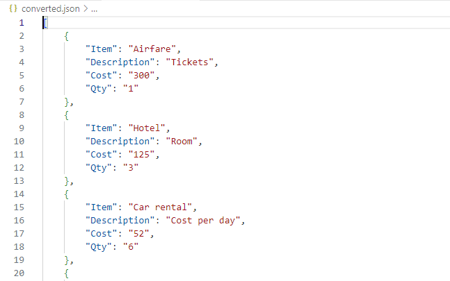 Python — Convert Excel to JSON, or JSON to Excel | by Andrew Wilson | Medium
