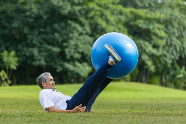 One year of leg strength training around retirement… The effect lasts ...