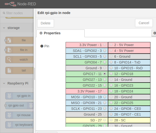 LAB01 — Mission 2 of 3 (2). >> Node-RED GPIO Control | Q07 —… | by Arisa Rangklang | Medium