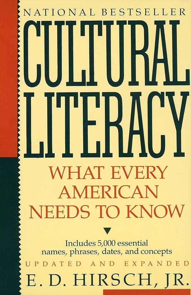 “An Incomplete Education” and Epistemological Implications for Cultural Literacy Books | by RJ ...