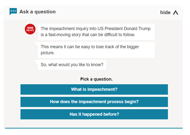 Interactivity in BBC Journalism. Interactivity in journalism is used to ...