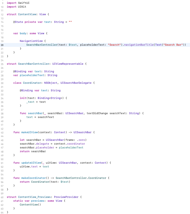 SearchBar in SwiftUI. Introduction | by Rishabh Jain | Medium