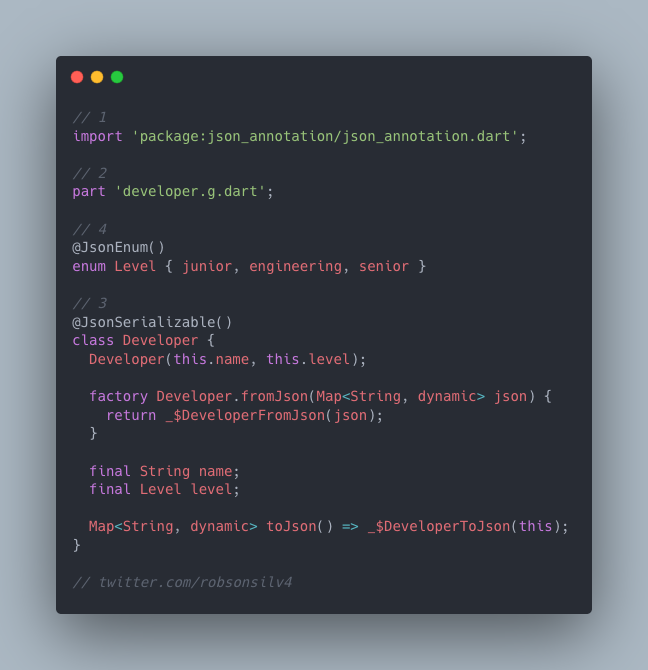 Como serializar Enum no Dart e Flutter | by Robson Silva | Medium