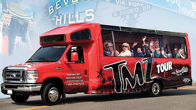 Welcome to the TMZ Bus Tour, Freaks | by Liana Maeby | Flip Collective ...
