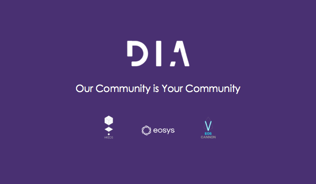 DIA : DApp Incubation Association 소개 | by eosys | EOSYS | Medium