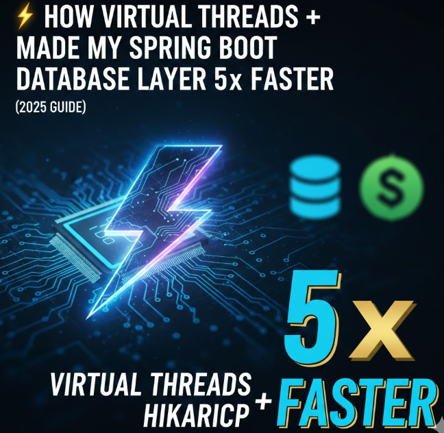 ⚡ How Virtual Threads + HikariCP Made My Spring Boot Database Layer 5× ...