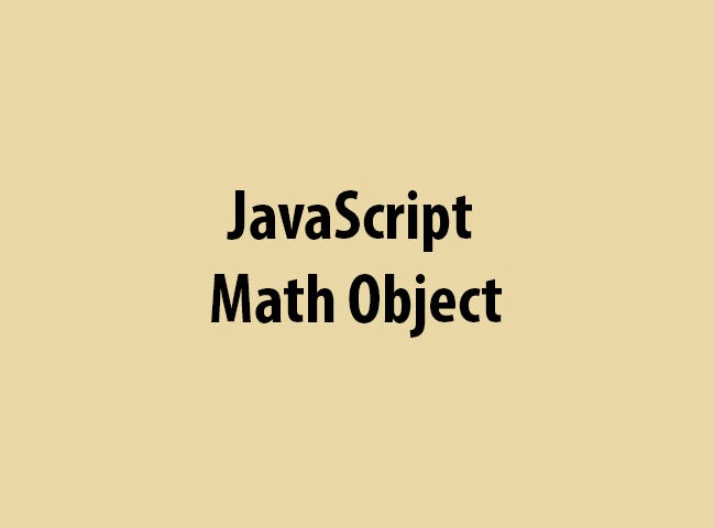 Math object in JS. Cheat Sheet | by Ha__sh | Medium