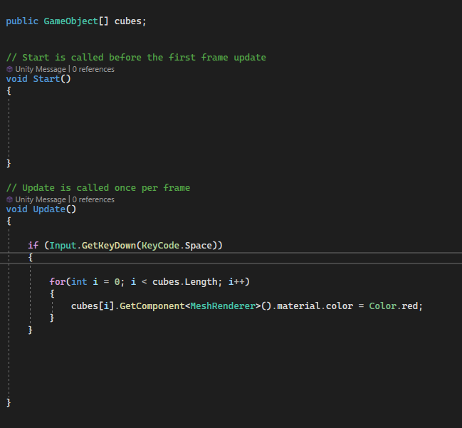 C# Arrays changing colors with a For Loop - Tyler Henry - Medium