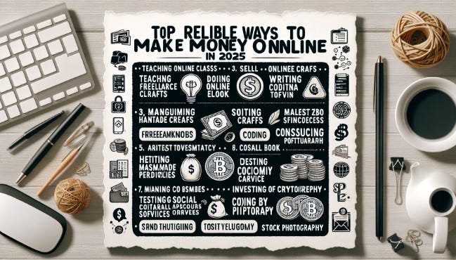Exploring Diverse Ways to Make Money Online in 2025 | by Elghassouli ...