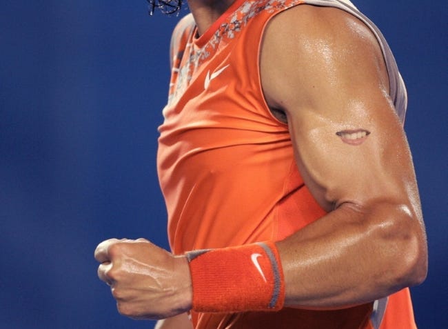 Rafael Nadal’s enormous left arm speaks out in defence of Maria ...