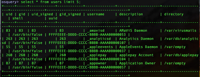 SQL introduction for osquery. SQL (Standard Query Language) will be ...