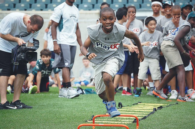 Nebinger, Stanton complete NFL Play 60 Challenge | by Admin | South ...