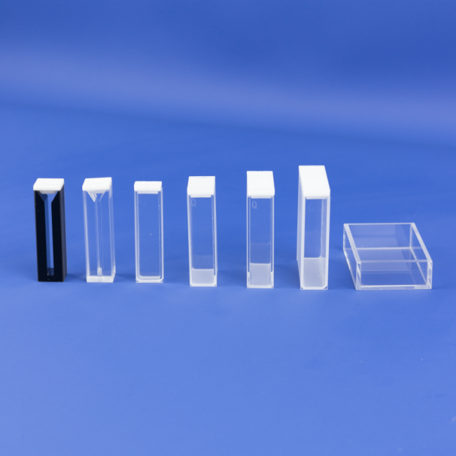 UV transparent quartz cuvette. The UV transparent quartz cuvette, also ...
