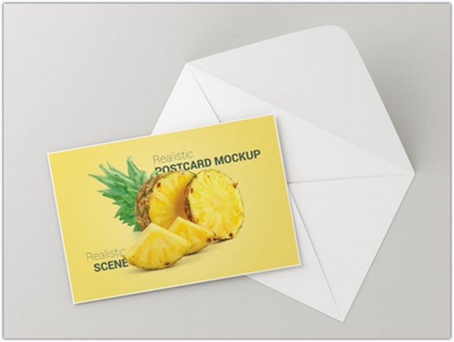 23+ Stunning Postcard Mockups PSD Templates | by vaibhav Ghodke | Medium