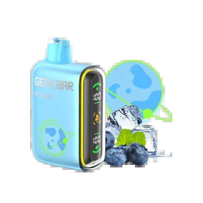 Blue Razz Ice Geek Bar Pulse 15000 Puffs Disposable Vape ...