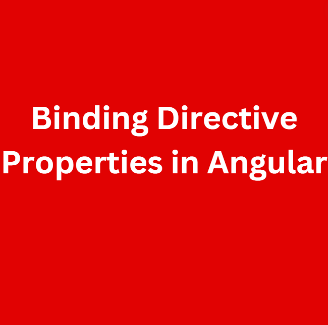 Binding Directive Properties In Angular By Sarani Peiris Medium