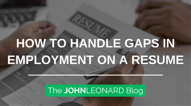 How to Handle Gaps in Employment on a Resume | by JOHNLEONARD ...