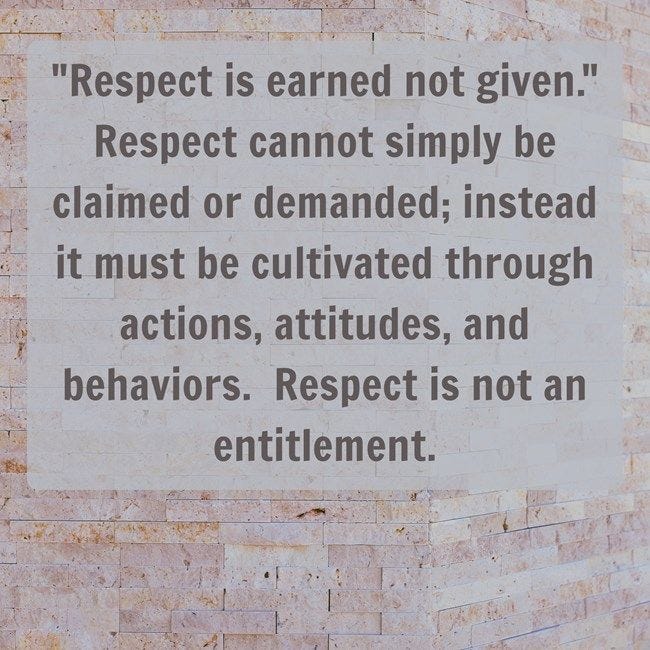 Respect Is a Luxury Not Everyone Has | by AlfredSamuel | Pen With Paper ...