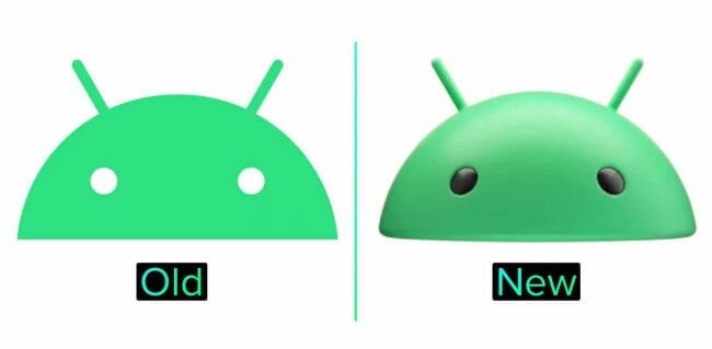 A Fresh Look for Android, The Google Android logo now has a 3D robot ...
