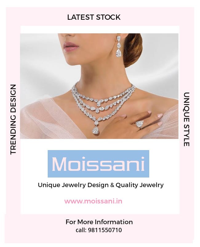 Moissanite Diamond Necklaces - Moissanite Store - Medium