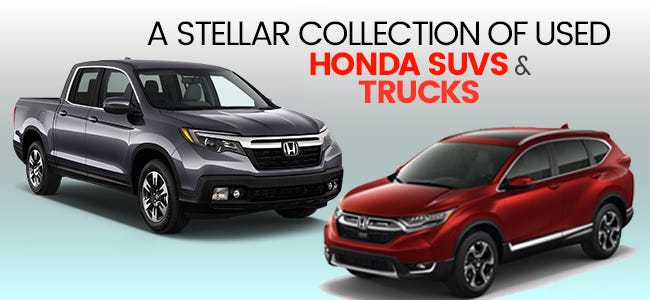 A Stellar Collection of Used Honda SUVs and Trucks | by Orr Honda of ...