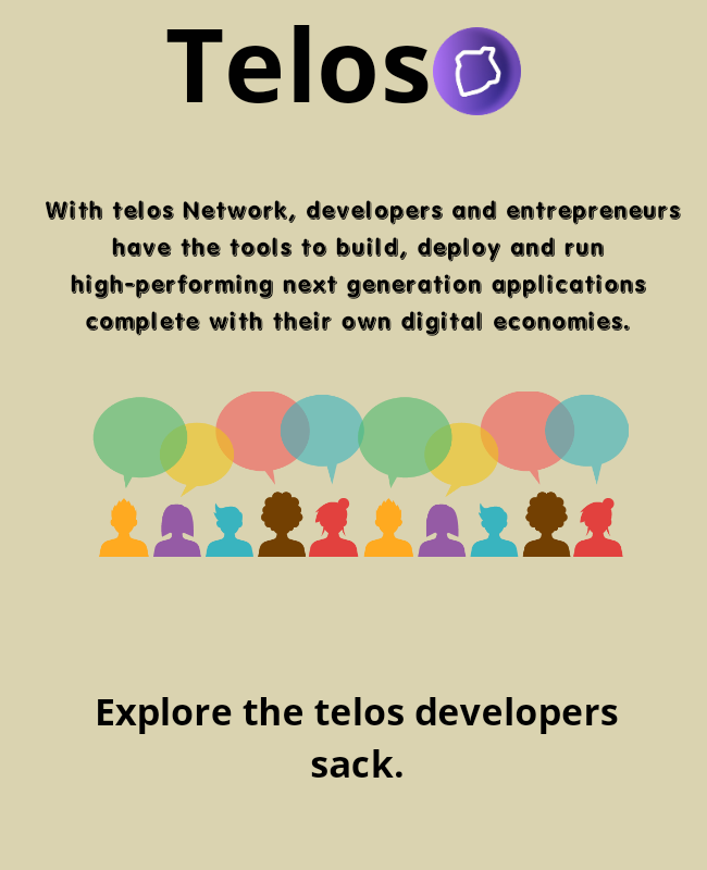 Telos ecosystem is growing at an exponential rate and has quickly ...