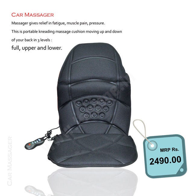 Car Massager From TeleOne. Car Massage Cushion massages neck… | by amit ...