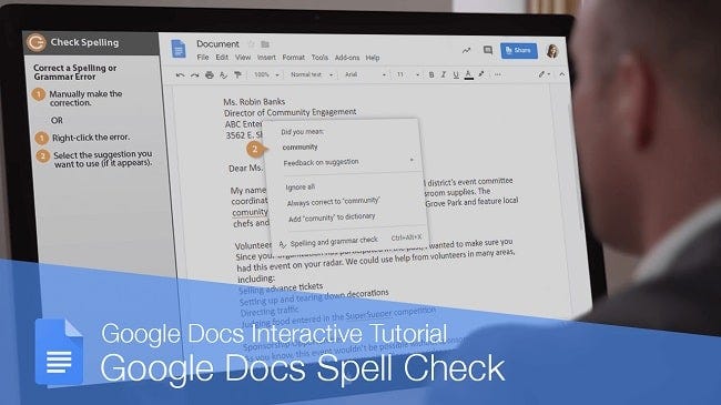 How to Check Spelling & Grammar in Google Docs | by Teche Hack | Medium