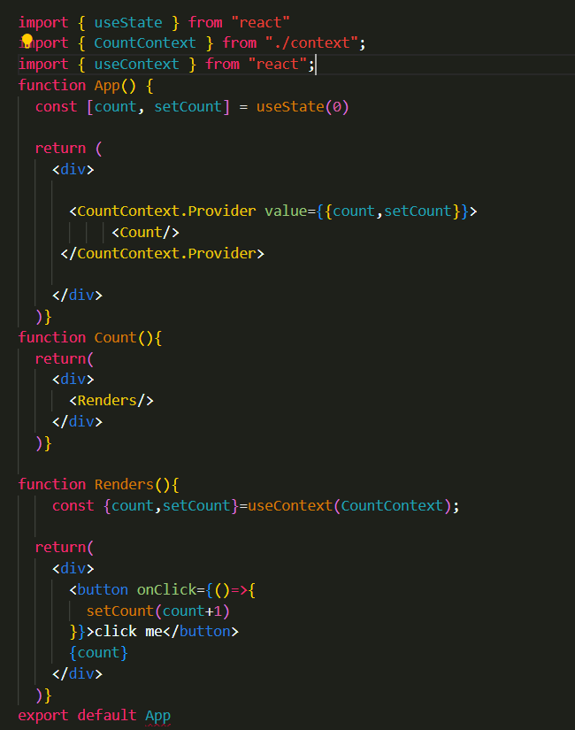 PropDrilling and Context API. In the first code snippet, you have a… | by Kapoortanish | May ...