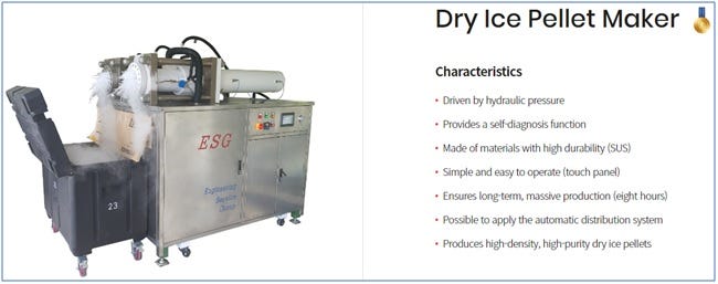 Industrial Dry Ice Pellet Manufacturer | ESG | by Futuroinfo | Sep ...