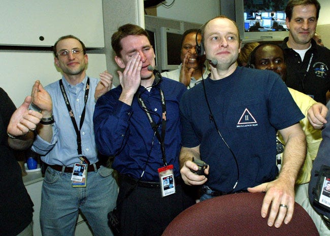 20 years ago, on January 15 2004, a little before 2 AM Pacific time ...