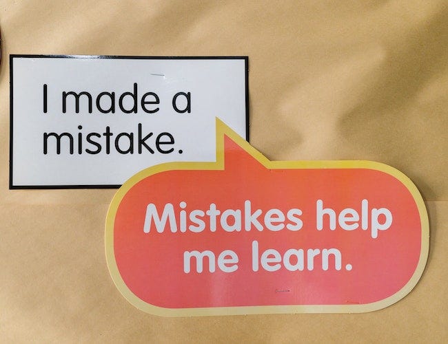 Mistakes the Lessons in Our Back Pocket, the Homework in Our Front ...