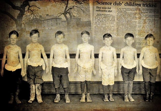 More Than 100 Children Were Fed Radioactive Oatmeal To Improve Sales ...