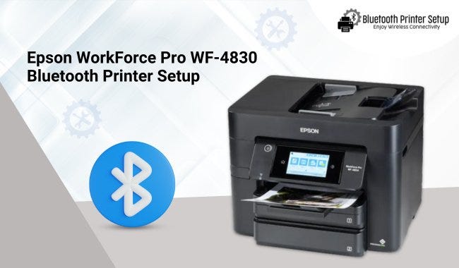 Epson WorkForce Pro WF-4830 Bluetooth Printer Setup ...