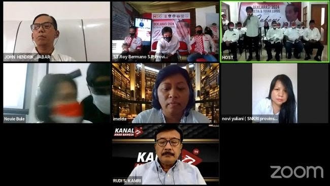 Gabungan Relawan Dalam Dan Luar Negeri Ikrar Setia Ke Jokowi 2024 By
