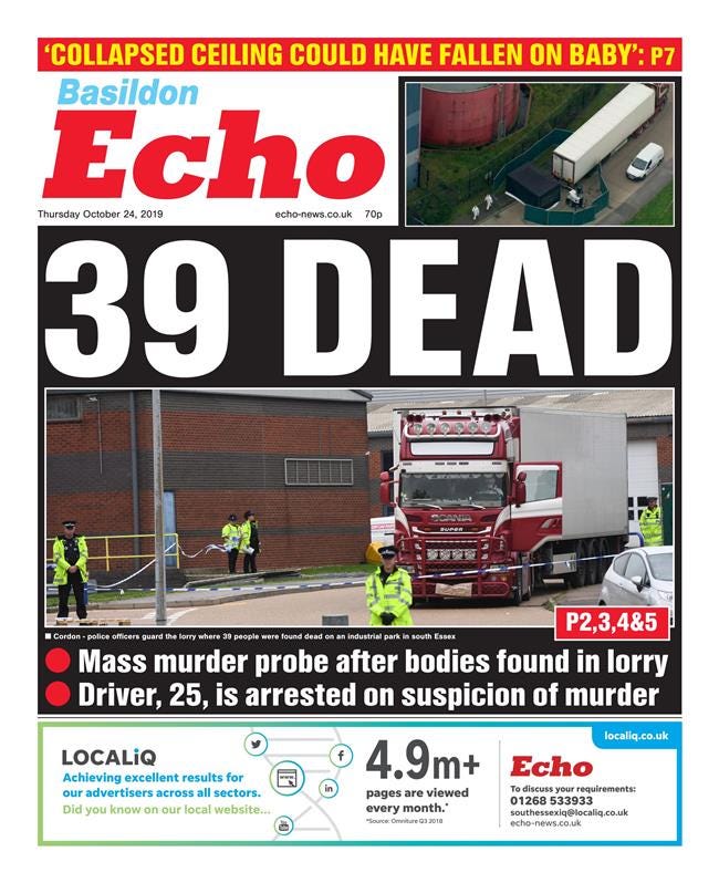 The week in local newspaper front pages: When national news becomes ...