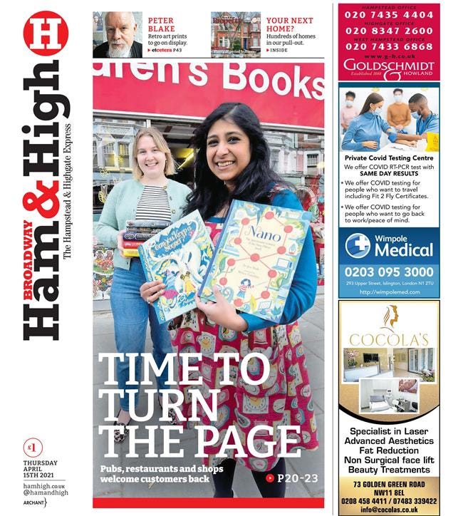 Ham&High relaunches with ‘community at its core’ | by Behind Local News ...