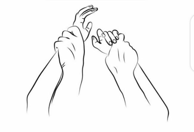 Grabbing Hand Drawing