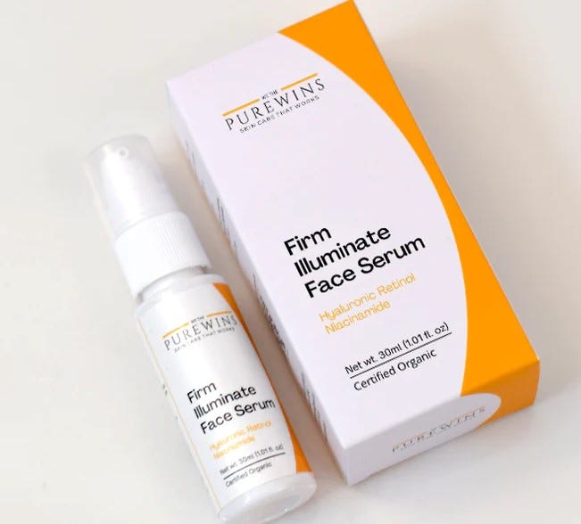 Firm-Illuminate Face Serum - Purewins - Medium